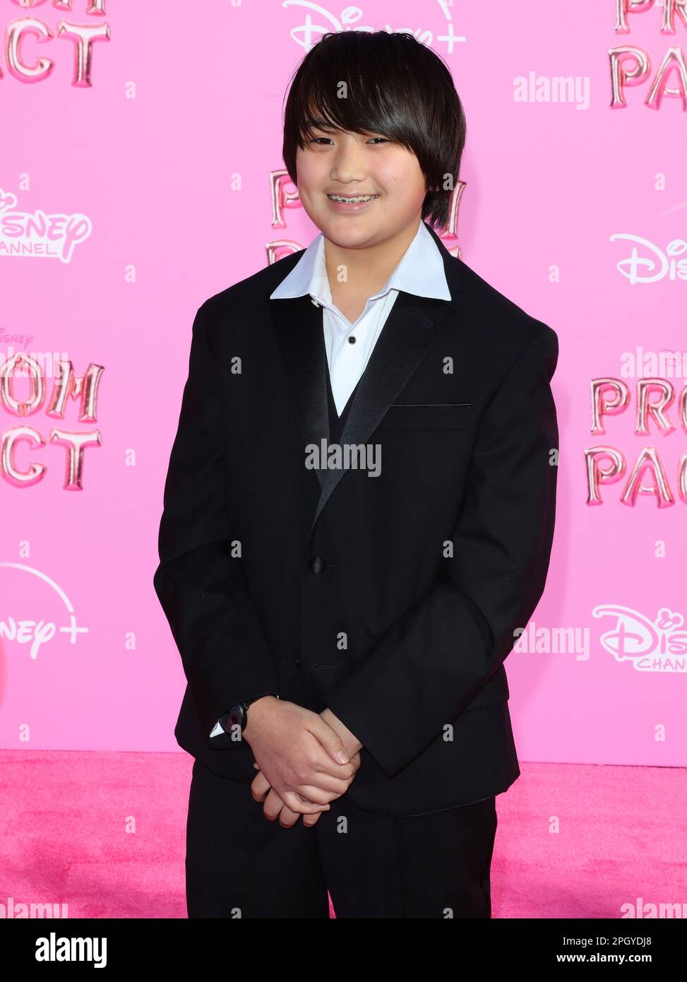 Los Angeles, USA. 24th Mar, 2023. Wes Tian arrives at The Red Carpet ...