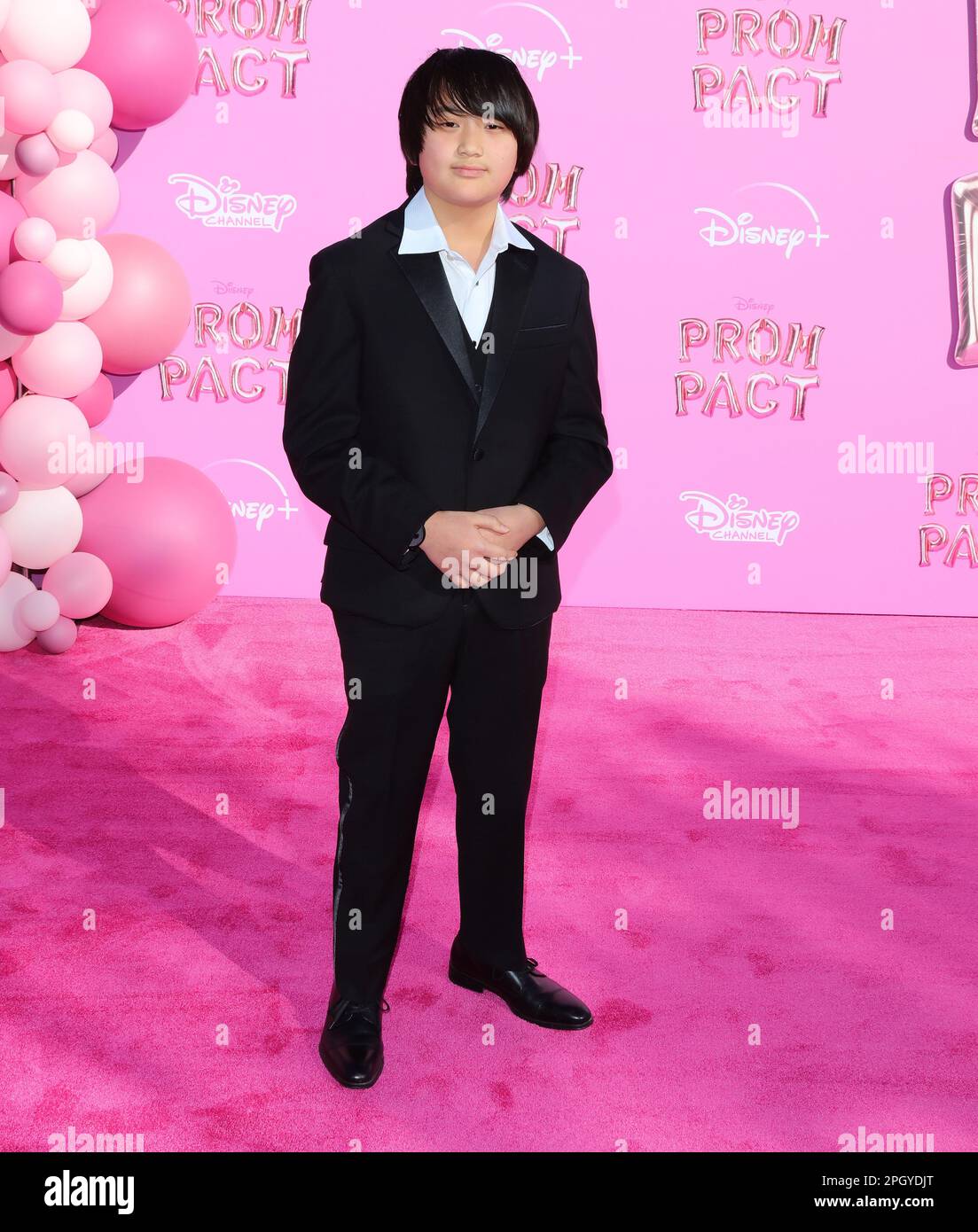 Los Angeles, USA. 24th Mar, 2023. Wes Tian arrives at The Red Carpet ...