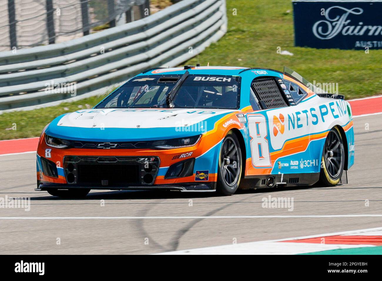 AUSTIN, TX - MARCH 24: Kyle Busch (#8 Richard Childress Netspend ...