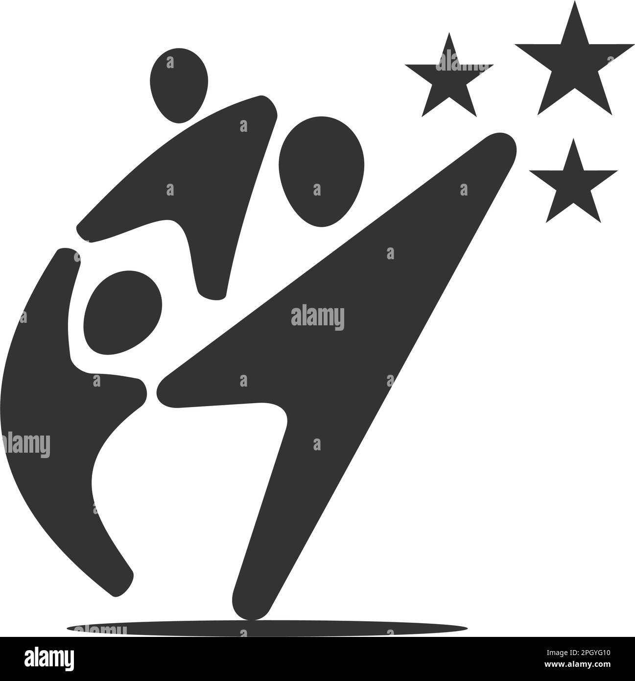 leader with star logo template Icon Illustration Brand Identity ...