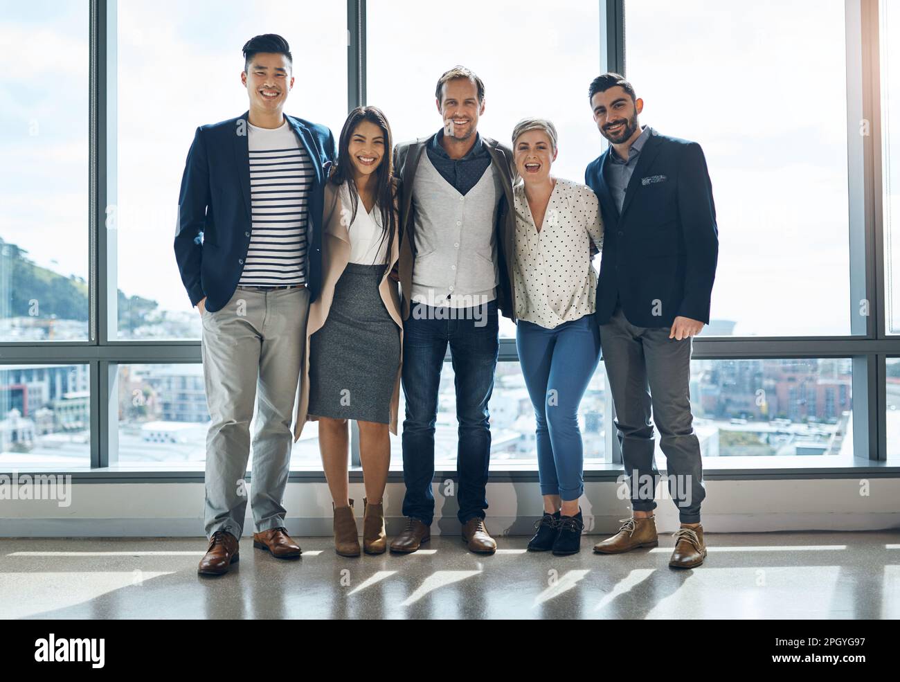 The Team Youll Want To Be Part Of Portrait Of A Group Of Confident