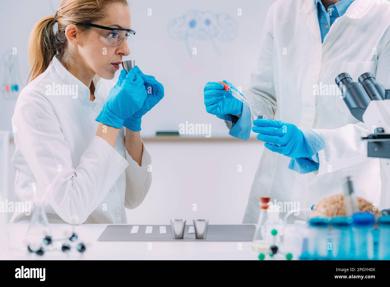 Sense of smell research, conceptual image Stock Photo - Alamy