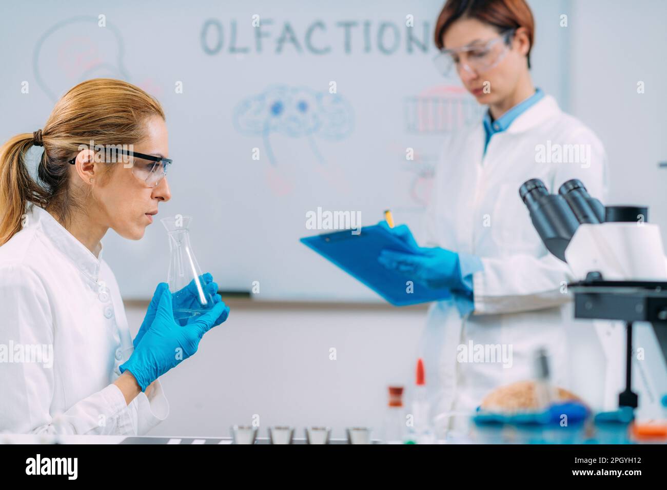 Sense of smell research, conceptual image Stock Photo - Alamy