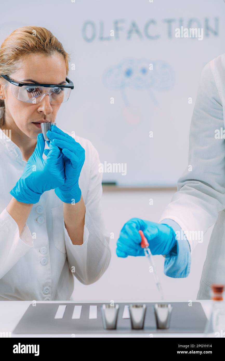 Sense of smell research, conceptual image Stock Photo - Alamy