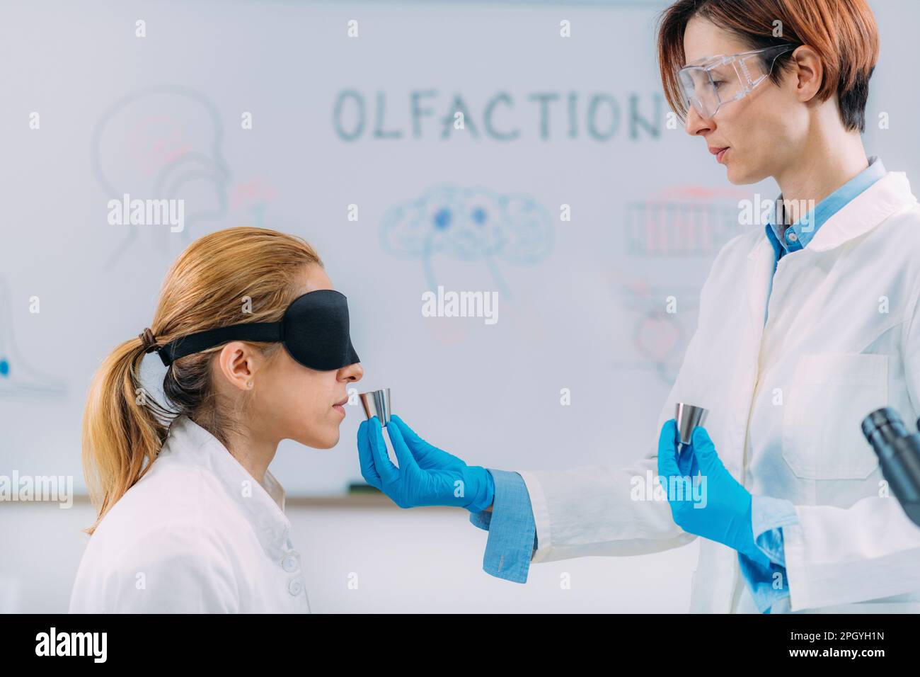 Olfactory blind test hi-res stock photography and images - Alamy