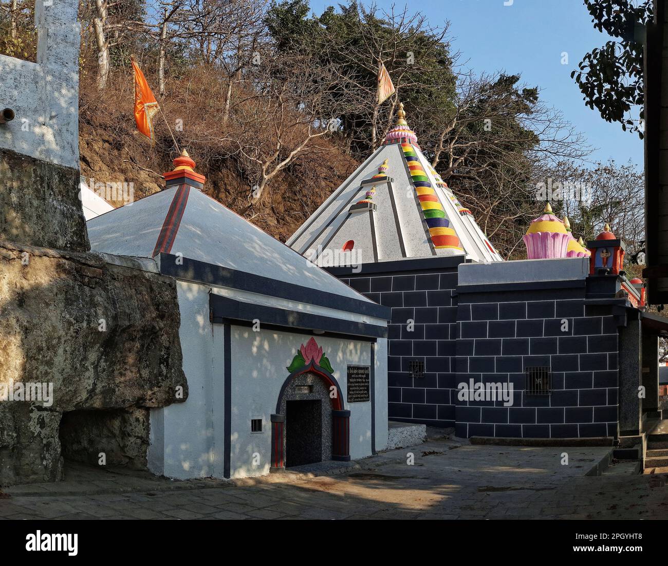 Aai Annapurna Mata Temple of goddess at Chaul near Alibag state ...