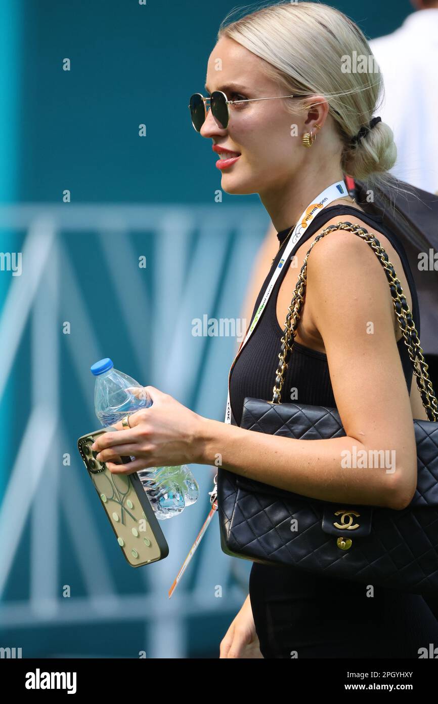 MIAMI GARDENS, FLORIDA - MARCH 24: Morgan Riddle Kimm girlfriend of ...