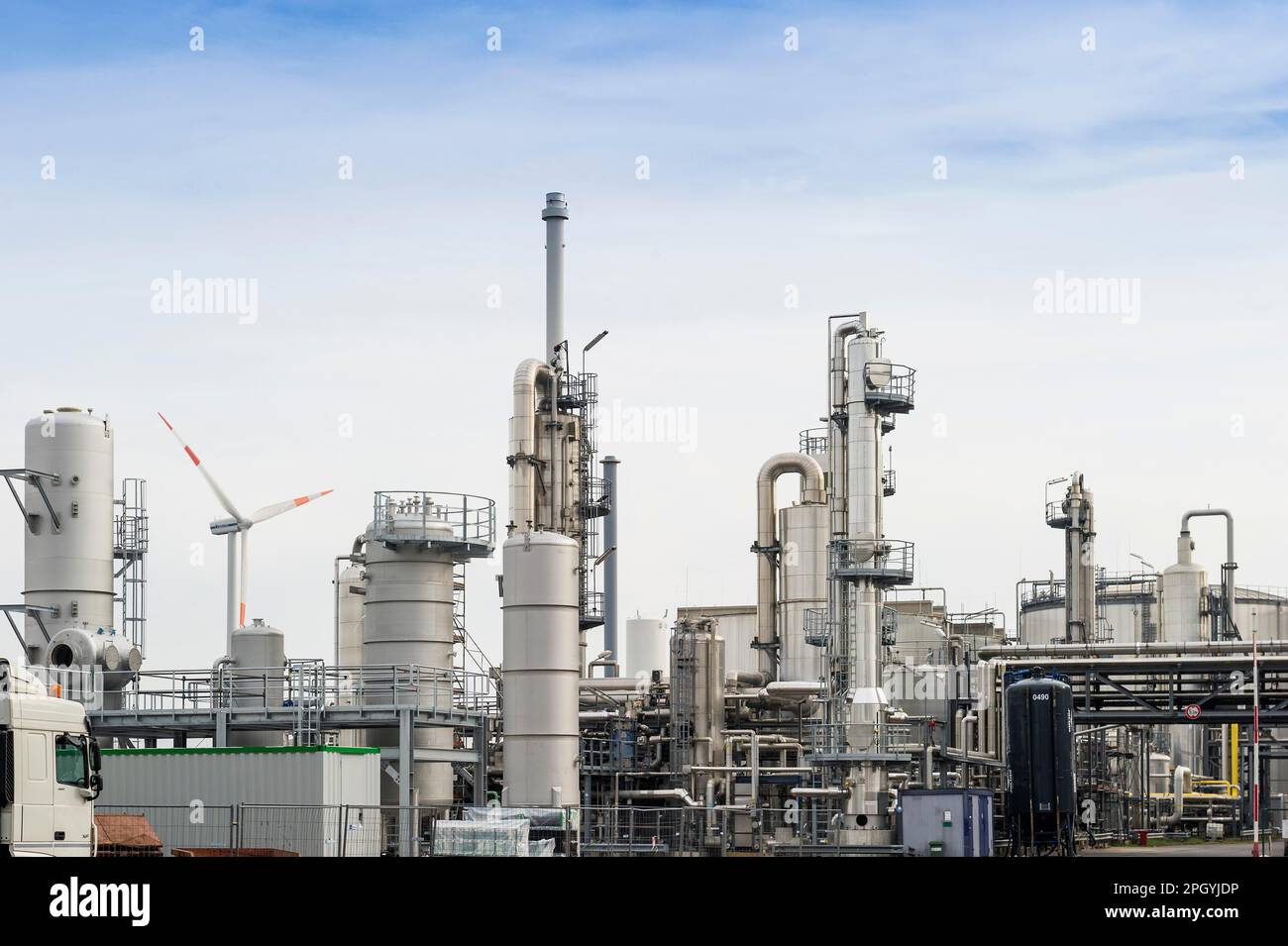 Refinery, liquid gas, Verbio, Zoerbig, Saxony-Anhalt, Germany Stock ...