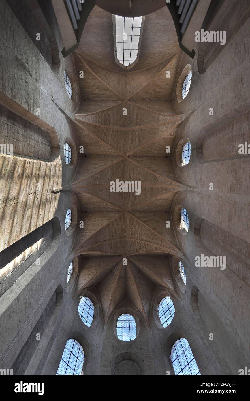 Ceiling vault of the Barfuesserkirche, 13th century, simplified ...
