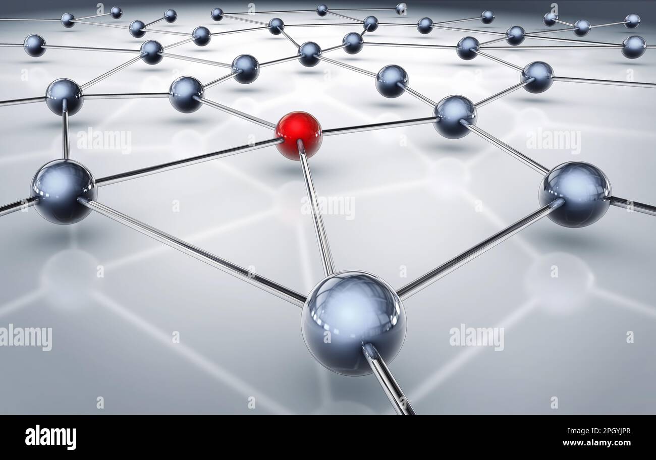3d rendering of a network concept Stock Photo - Alamy