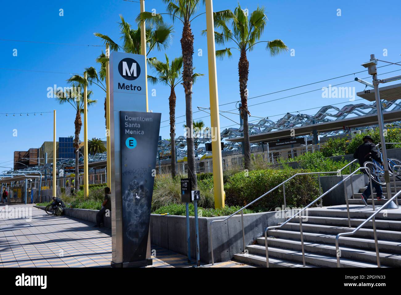 Santa Monica, California, USA. 25th Mar, 2023. The Expo Line platform ...