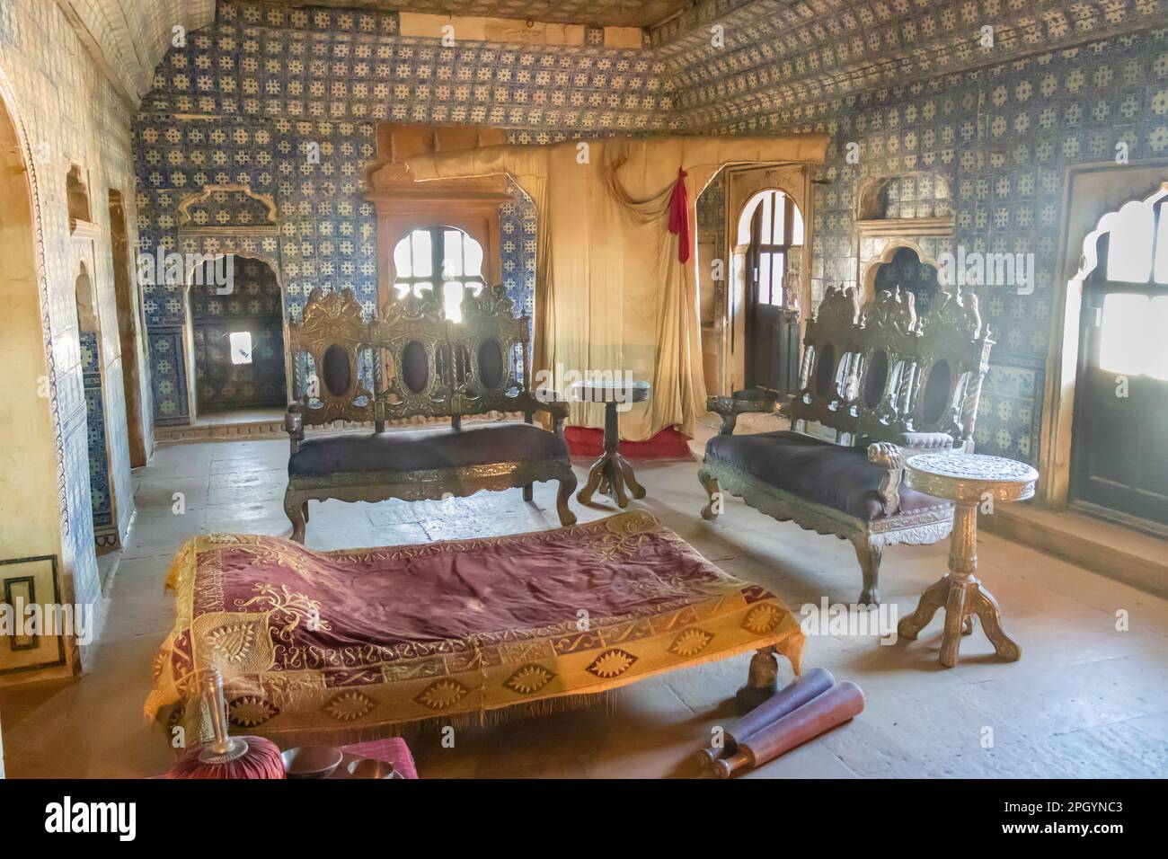 heritage jaisalmer fort vintage king rest room architecture from ...