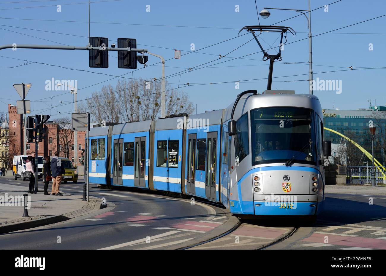 Tramway, Wroclaw, Lower Silesia, Poland Stock Photo - Alamy