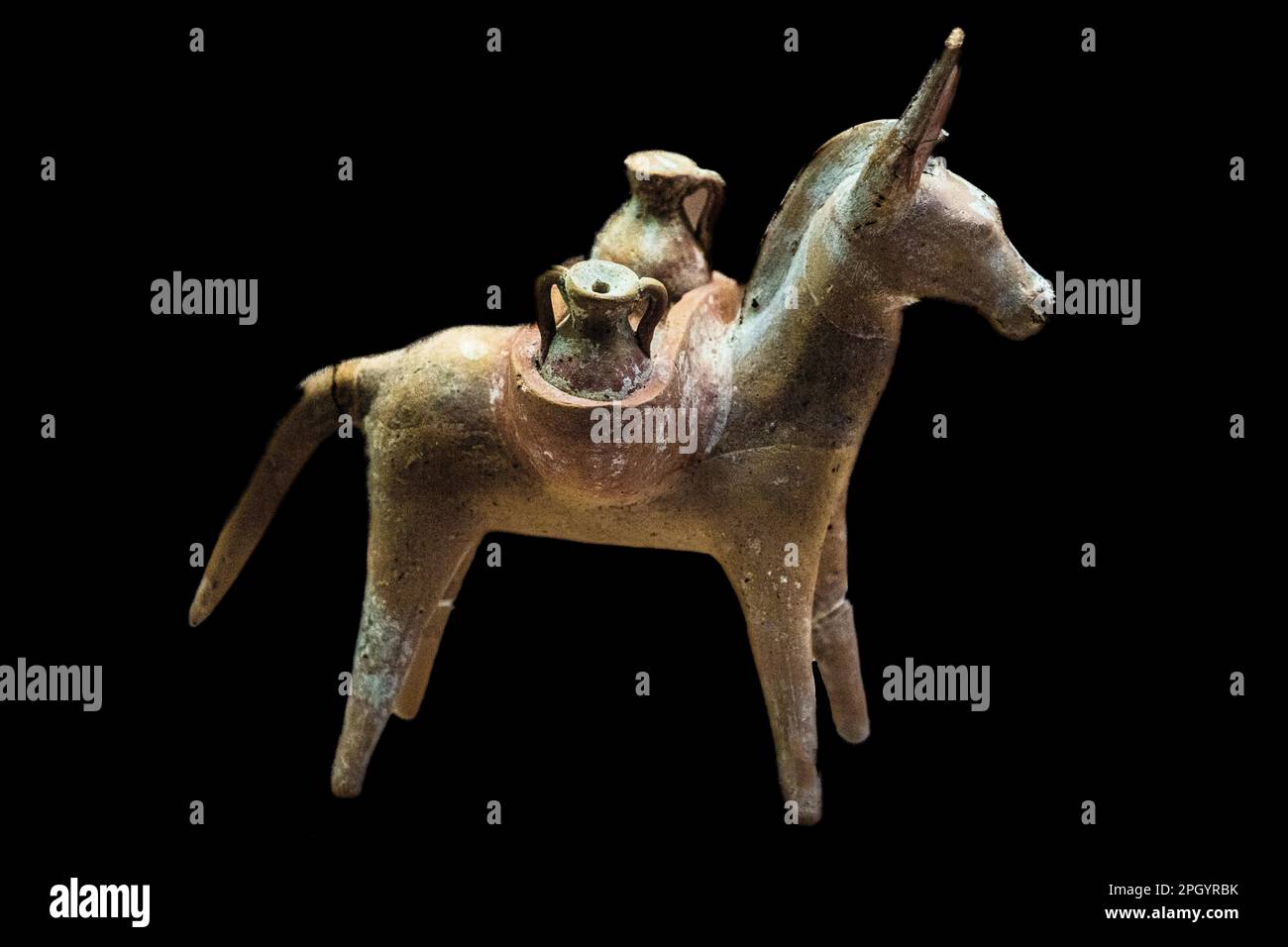 Terracotta figure of a donkey, Archaeological Museum in the former ...