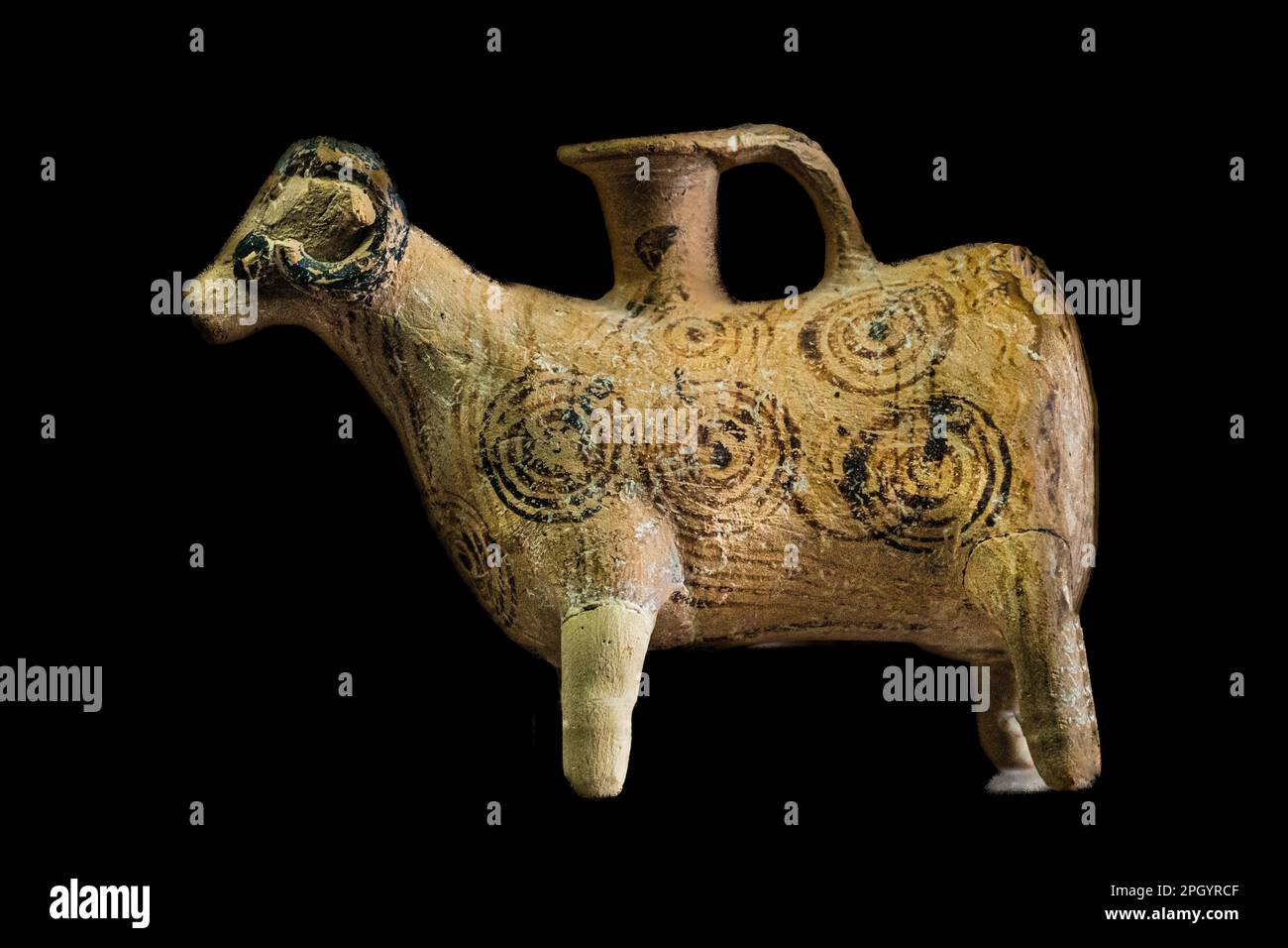Animal-shaped jug, 650 BC, Papatislures, Archaeological Museum in the ...