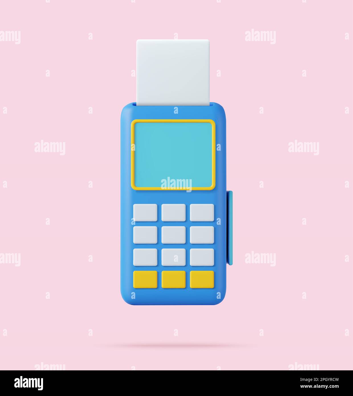 Bank pos terminal cartoon Stock Vector Images - Alamy