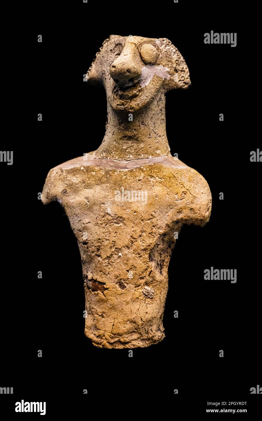 Male terracotta funerary figurine, 600 B.C., Drakidis, Archaeological ...