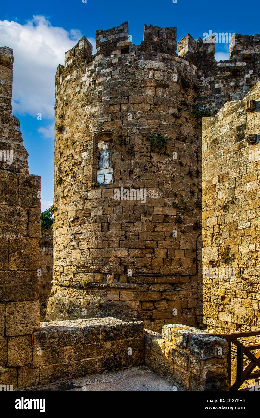 Bastion on the city wall up to 12 metres thick with gates encloses the ...