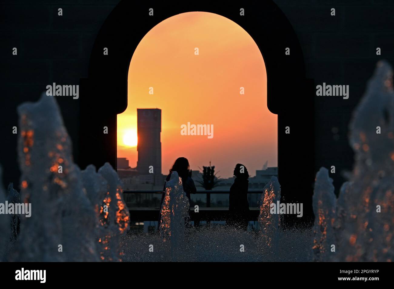 Terrace of the Museum of Islamic Art by Archtics Ieoh Ming Pei and Jean ...