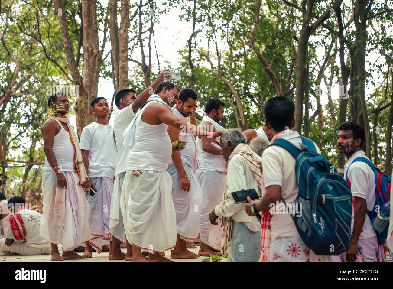 Potka, India. 24th Mar, 2023. The Sarhul festival organized by the ...