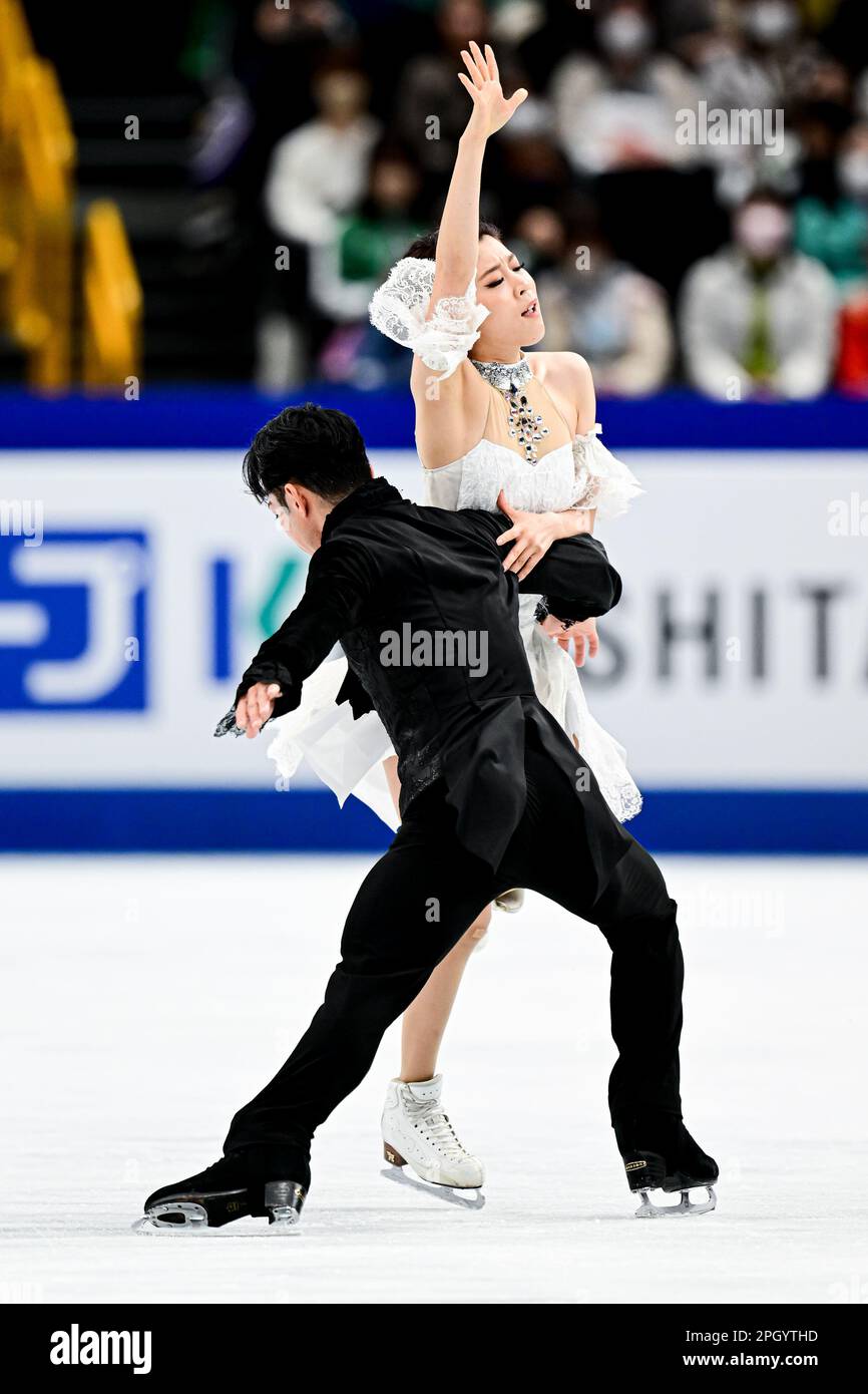 Saitama, Japan. 25th March, 2023. Saitama, Japan. 25th Mar 2023. Kana MURAMOTO & Daisuke ...