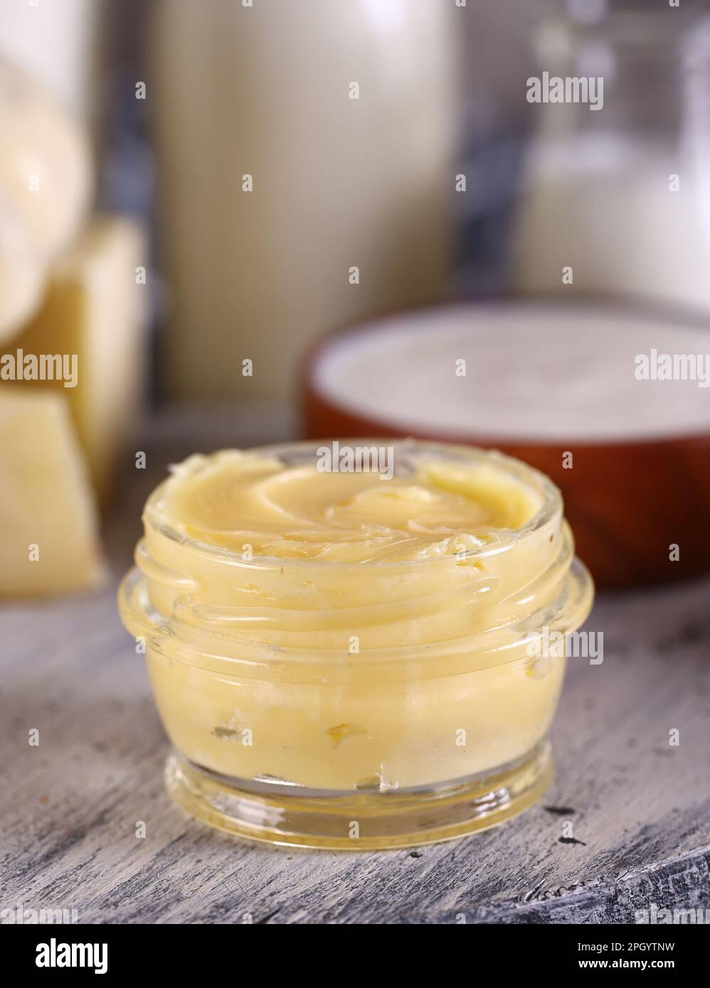 butter ghee, healthy super food Stock Photo - Alamy