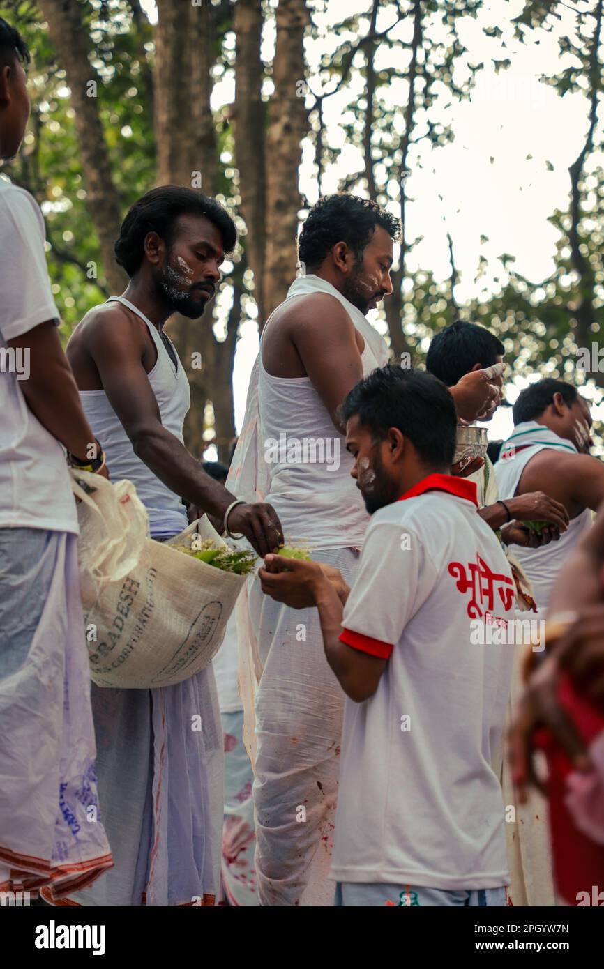 Potka, East Singhbhum, India. 24th Mar, 2023. The Sarhul festival ...