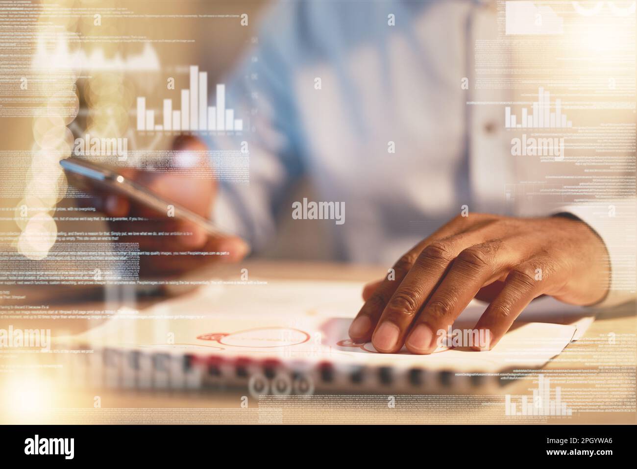 Hand statistics chart search hi-res stock photography and images - Alamy