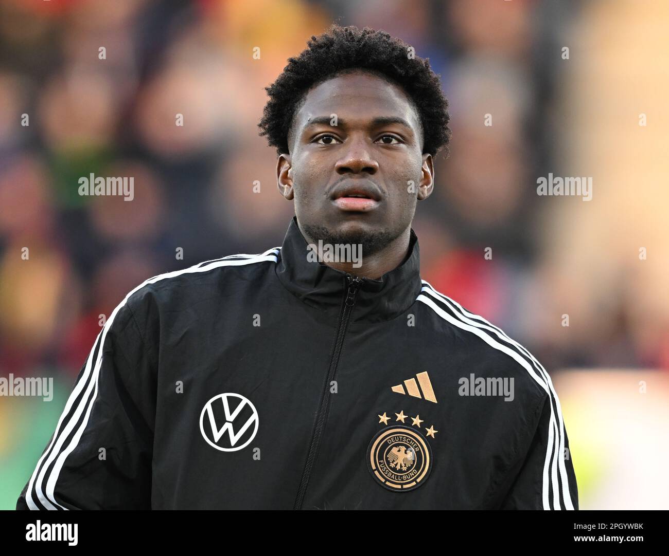 24 March 2023, Hesse, Frankfurt/Main: Soccer, U21 Men: Internationals ...