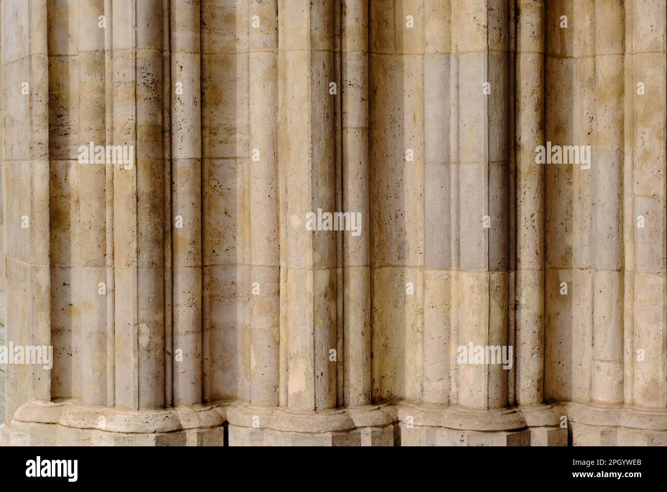 beautiful carved layered stone church door frame. richly decorated ...