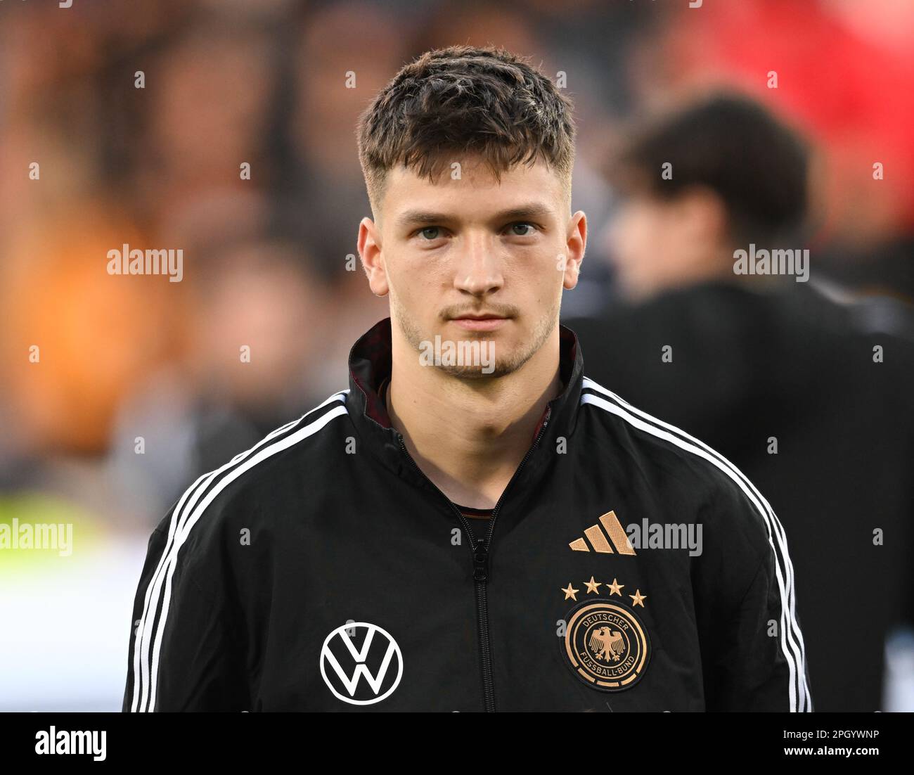 24 March 2023, Hesse, Frankfurt/Main: Soccer, U21 Men: Internationals ...