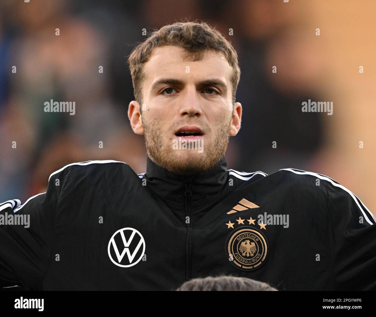 24 March 2023, Hesse, Frankfurt/Main: Soccer, U21 Men: Internationals ...