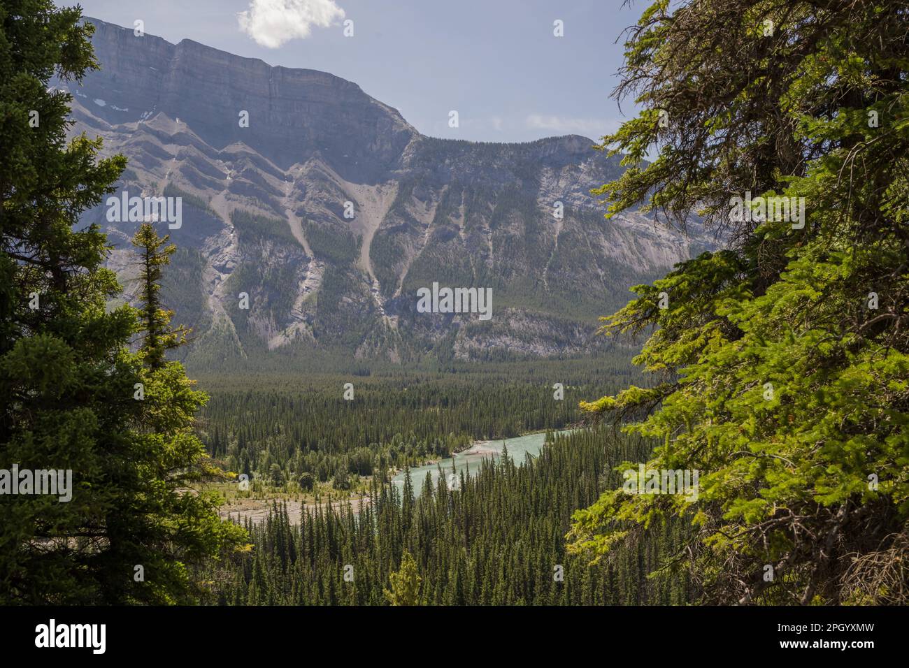 Mountain landscape in the Canadian Rockies, Wonderful landscape for ...