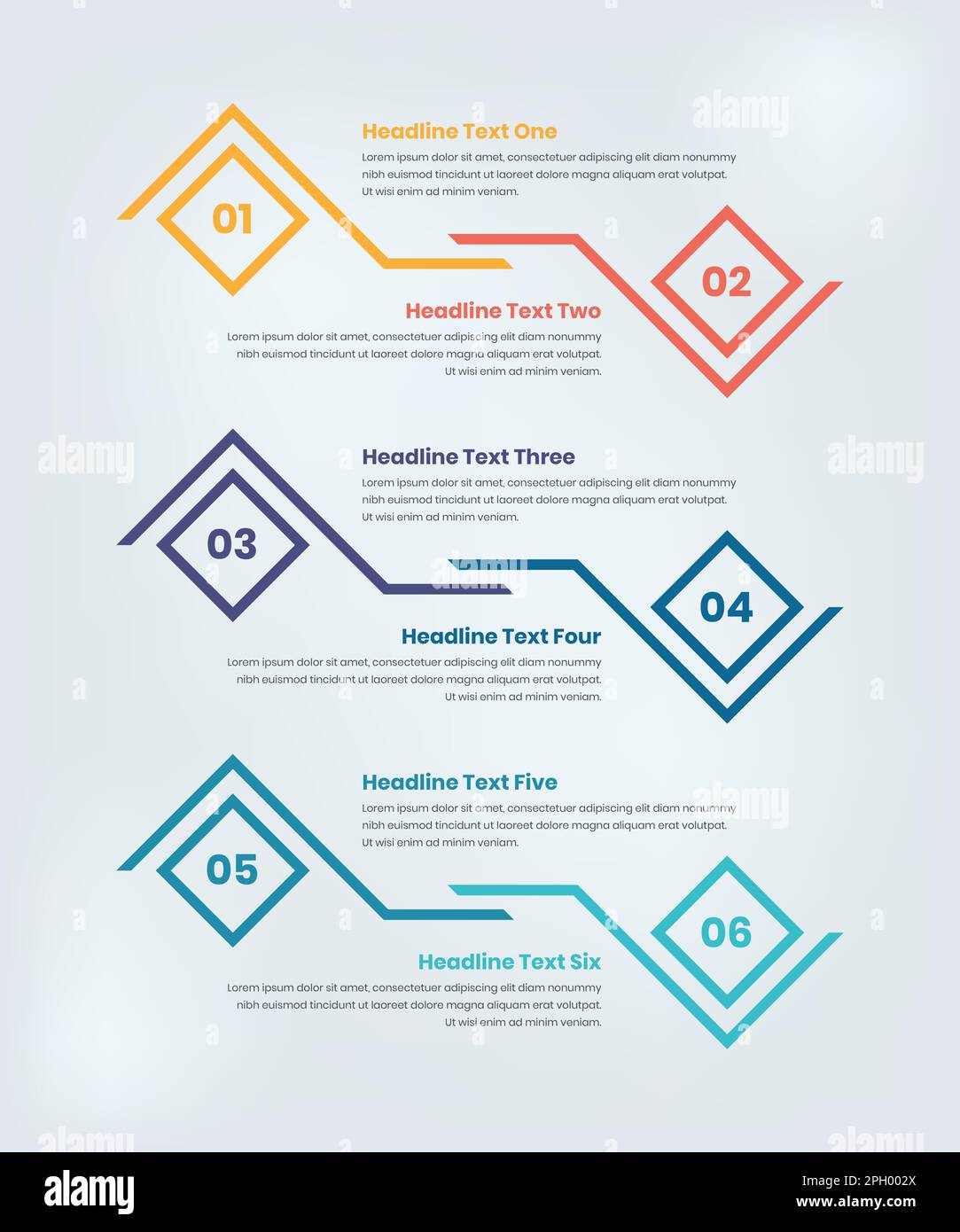 Data presentation infographic template with number Stock Vector Image ...