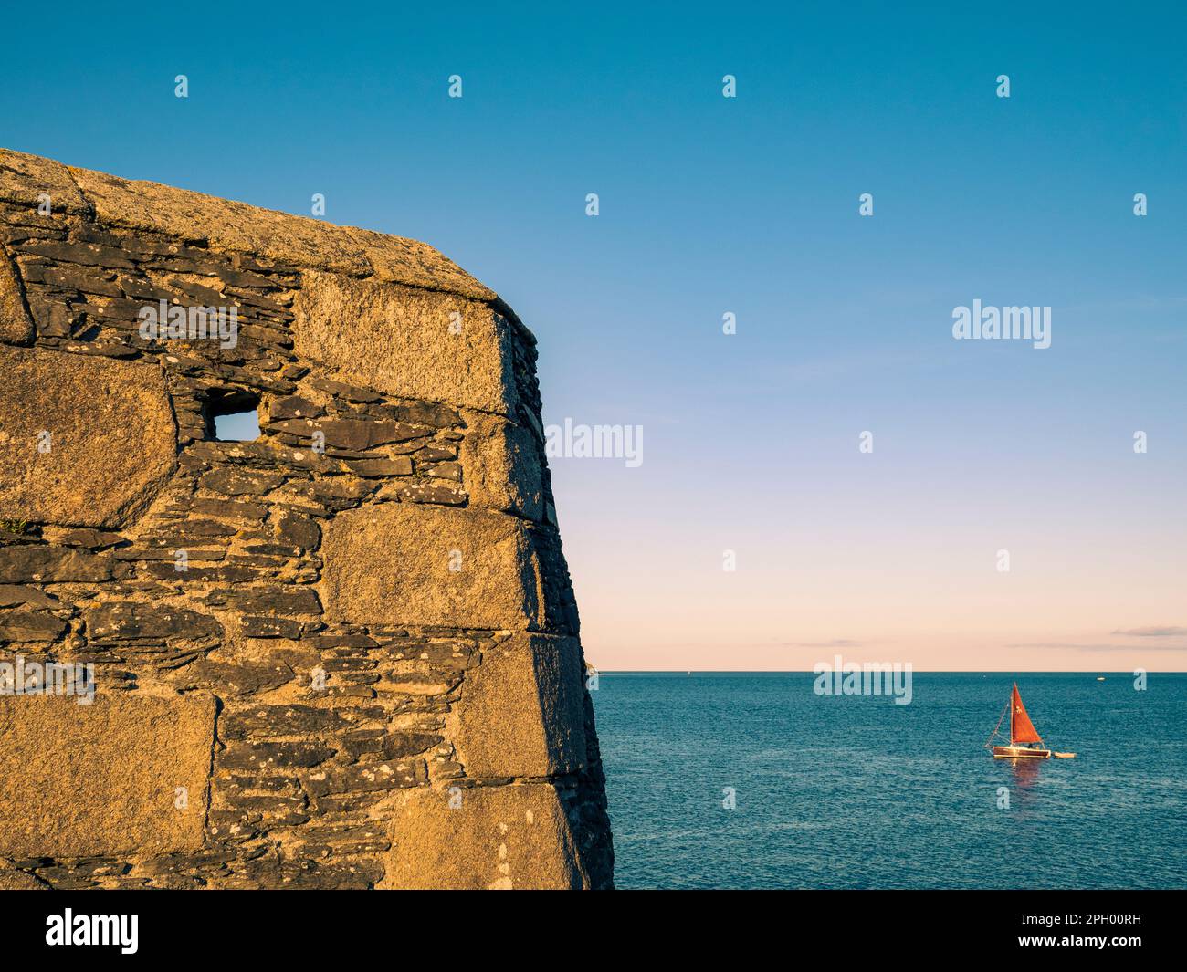 Sailing Falmouth, Little Dennis Fort, Pendennis Point, Falmouth ...