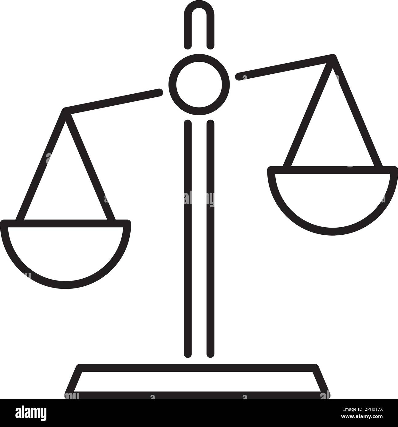 Information technology scales vector icon illustration Stock Vector ...