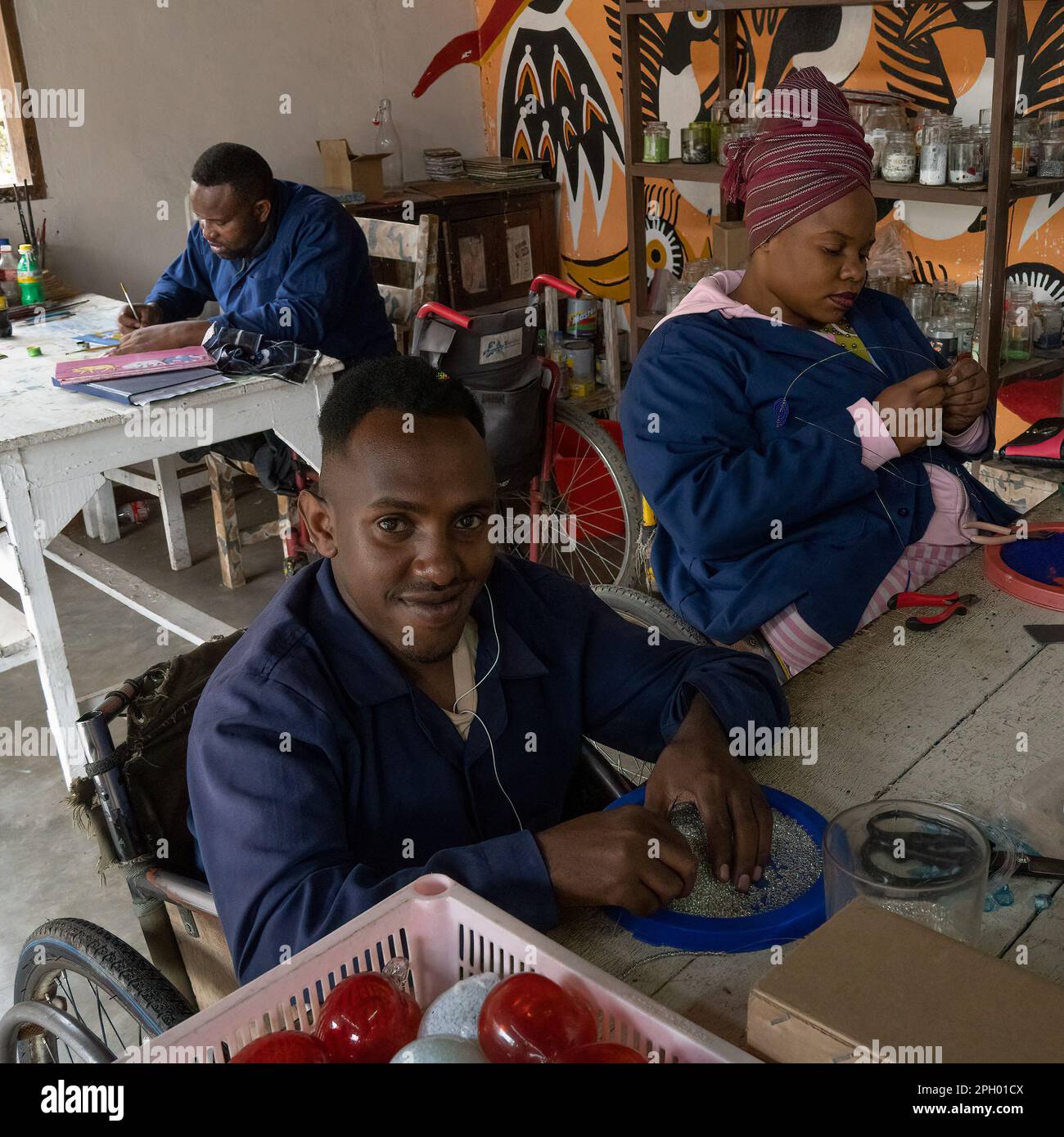 Arusha, Tanzania - October 17th, 2022:Participants in the Shanga ...