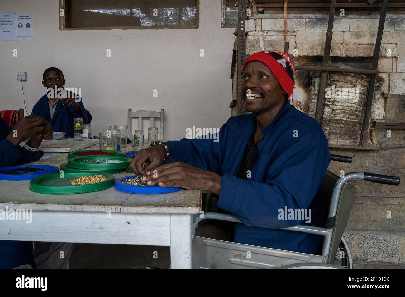 Arusha, Tanzania - October 17th, 2022: A participant in the Shanga ...