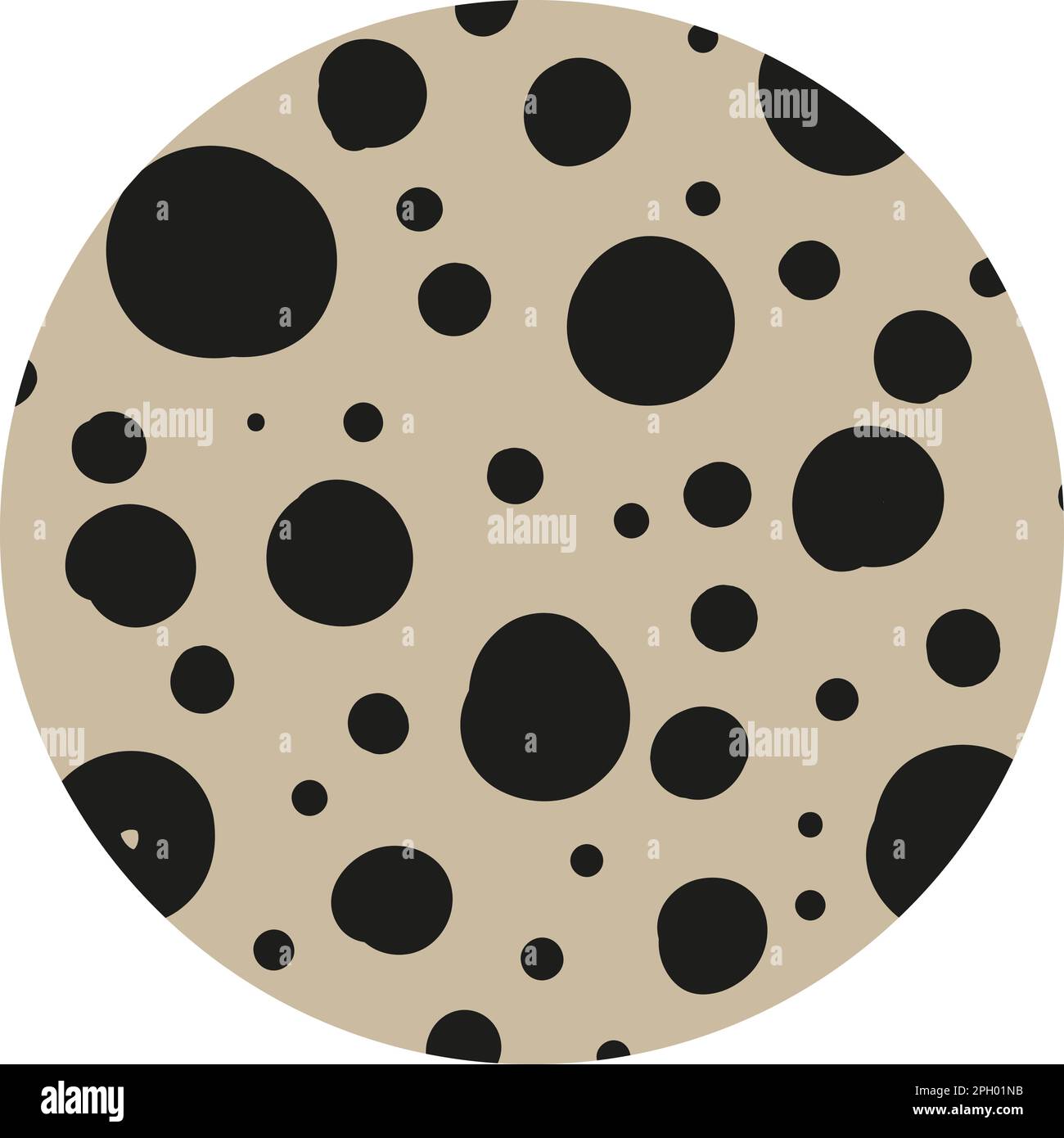 Set of round abstract shapes, backgrounds, patterns, icons for social ...