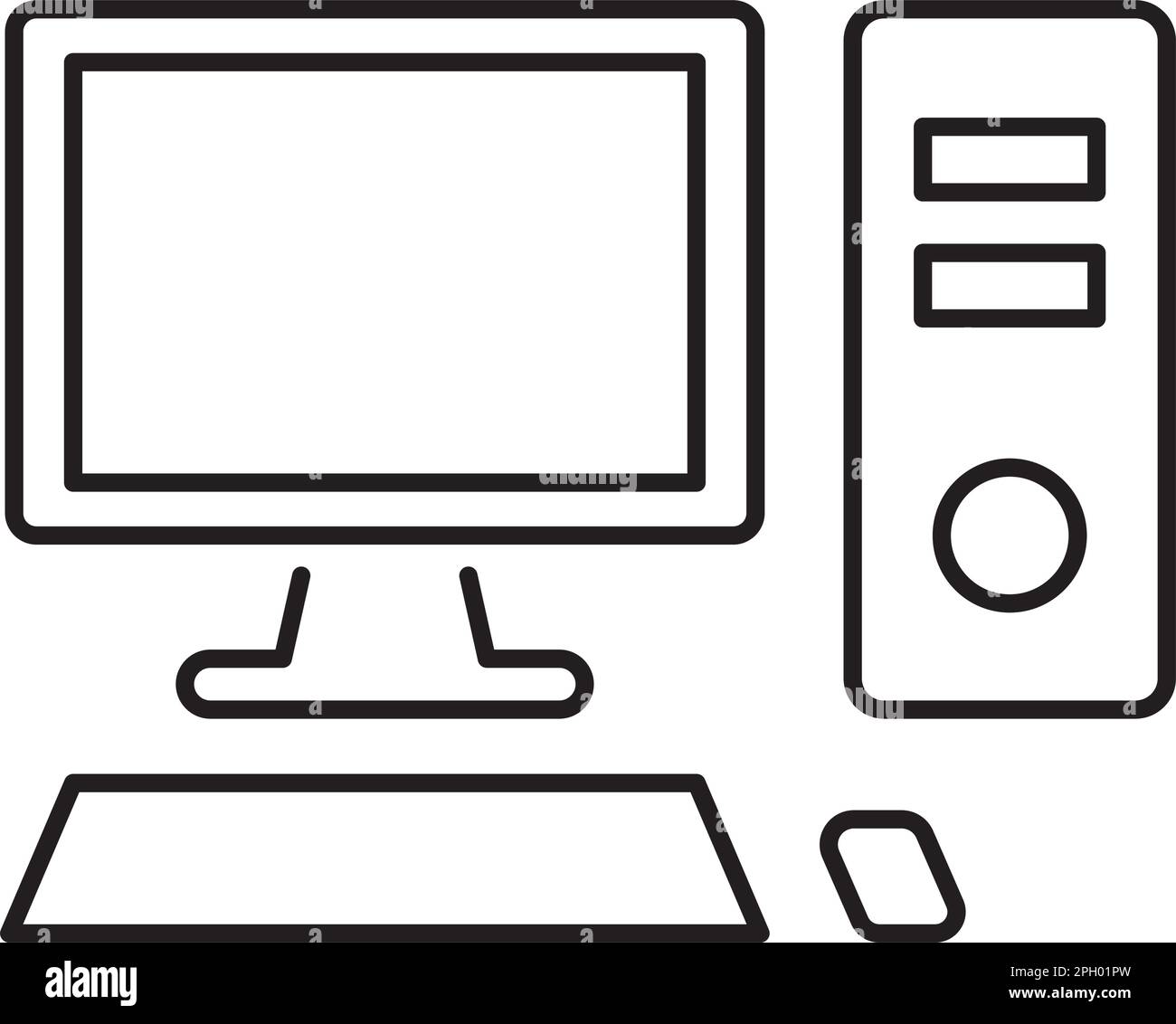 Information technology computer, cpu vector icon illustration Stock ... Information technology computer, cpu vector icon illustration Stock ...