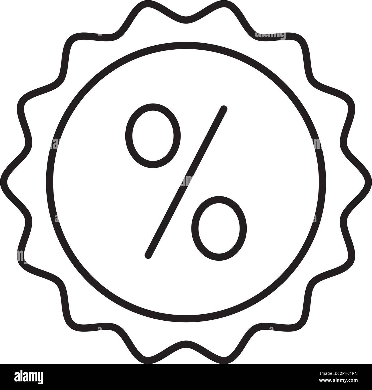 Information technology percent vector icon illustration Stock Vector ...