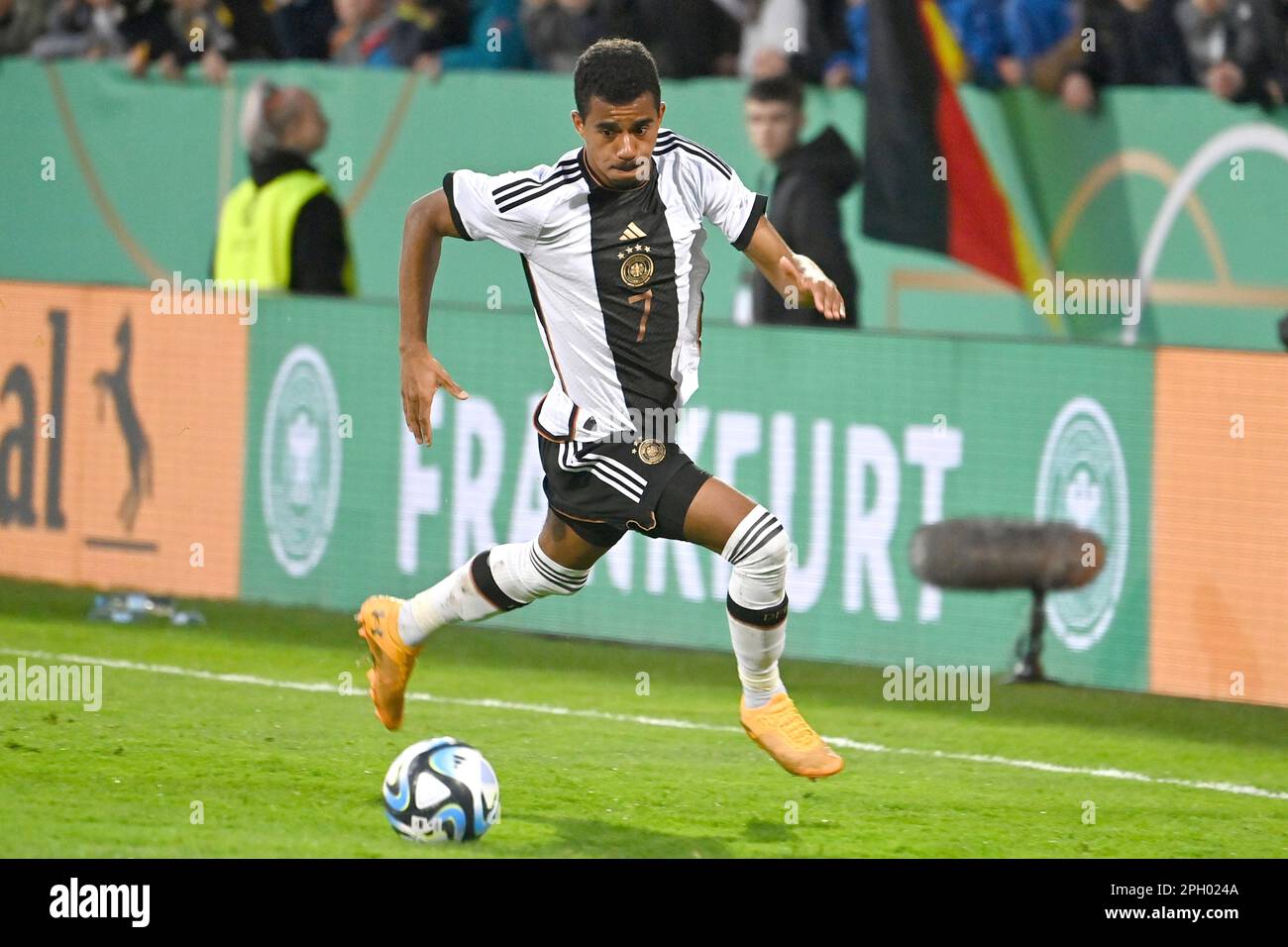 Frankfurt, Deutschland. 24th Mar, 2023. Ansgar KNAUFF (GER), action ...