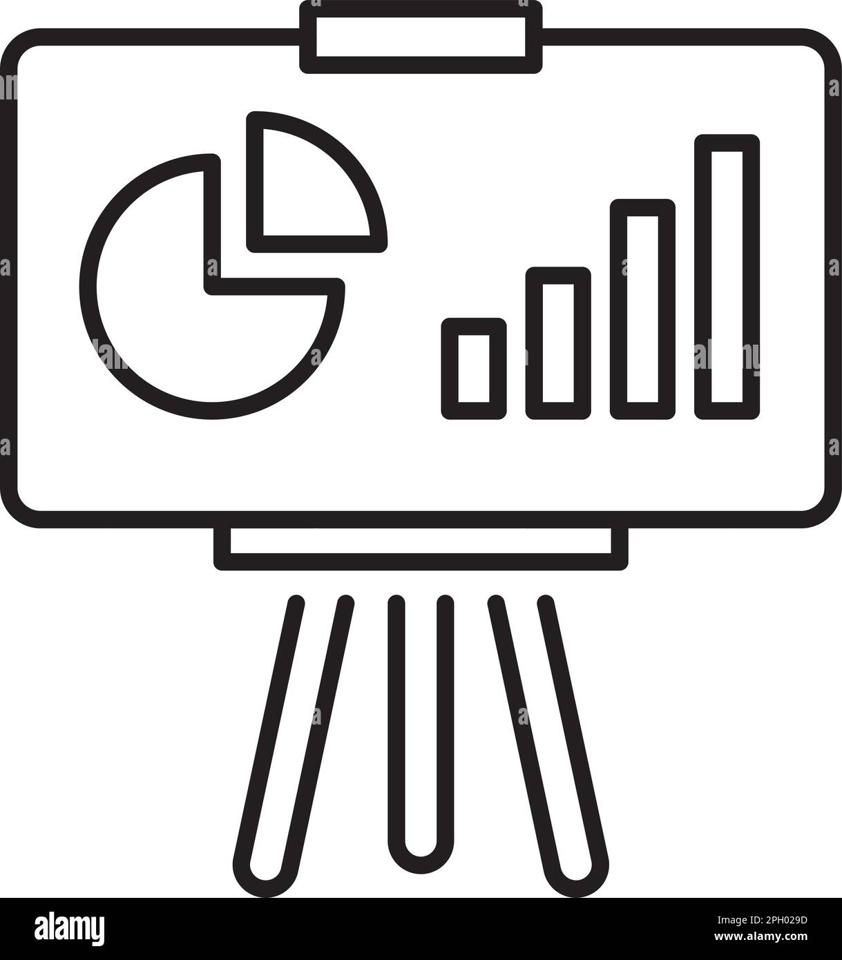 Project management scoreboard, charts, business presentation vector ...