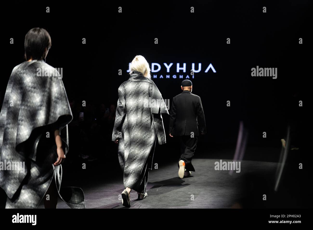 SHANGHAI, CHINA - MARCH 24, 2023 - Models attend the JUDYHUA SHANGHAI ...