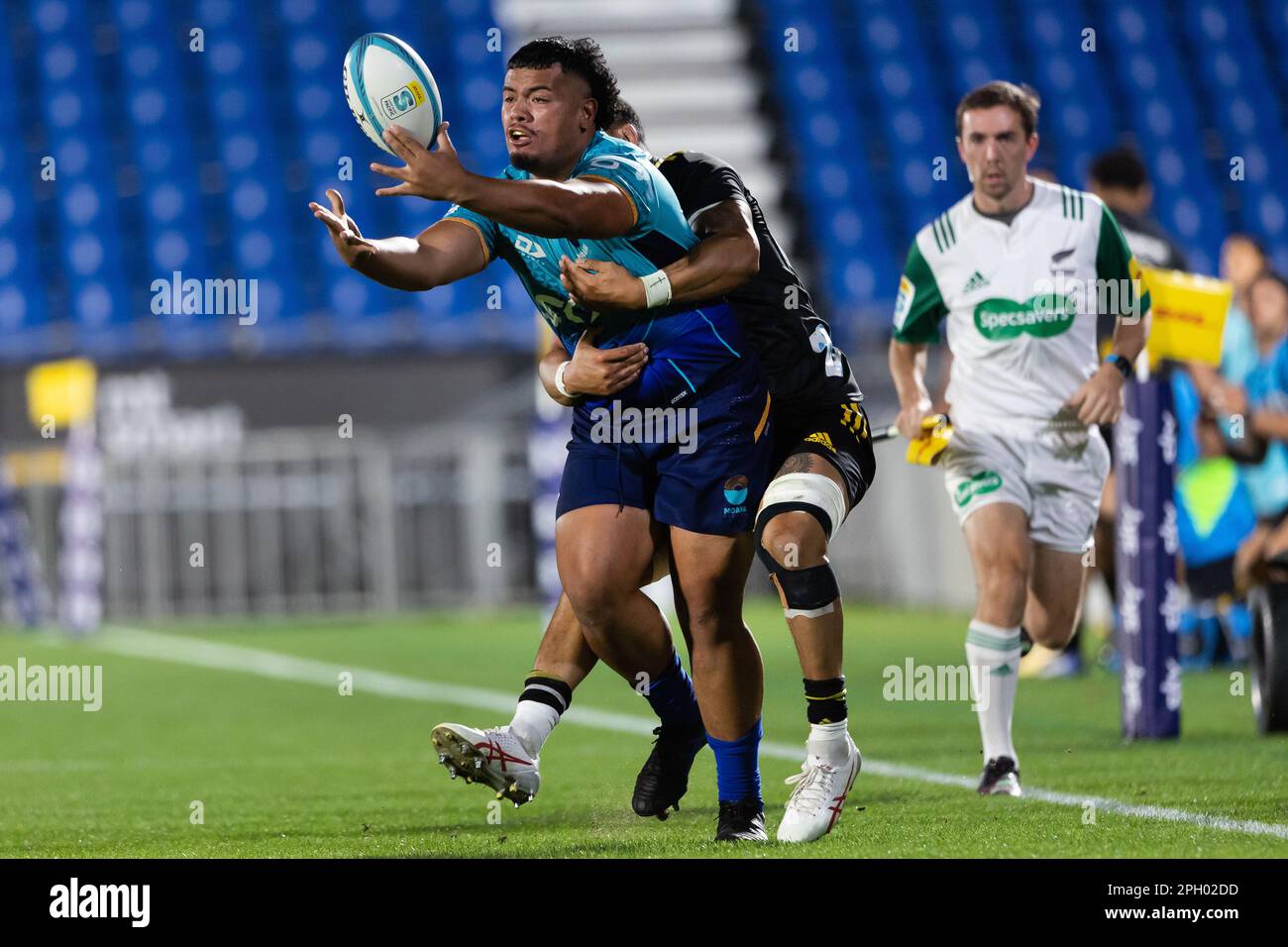 Moana Pasifika Abraham Pole during the Super Rugby Pacific Round 5 ...
