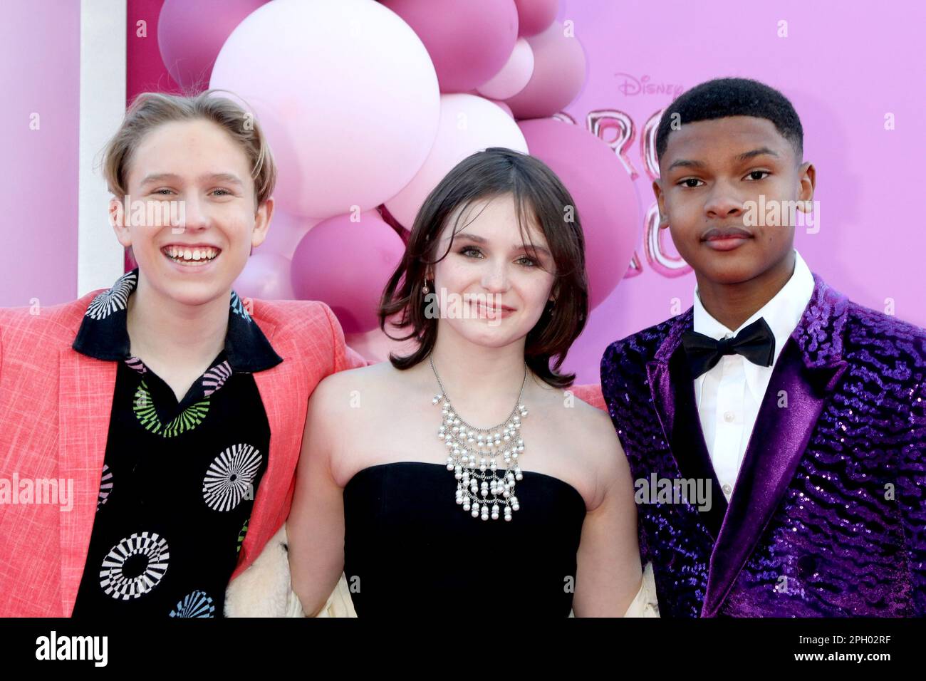 LOS ANGELES - MAR 24: Luke Busey, Shiloh Verrico, Alfred Lewis at Prom Pact Premiere Screening ...