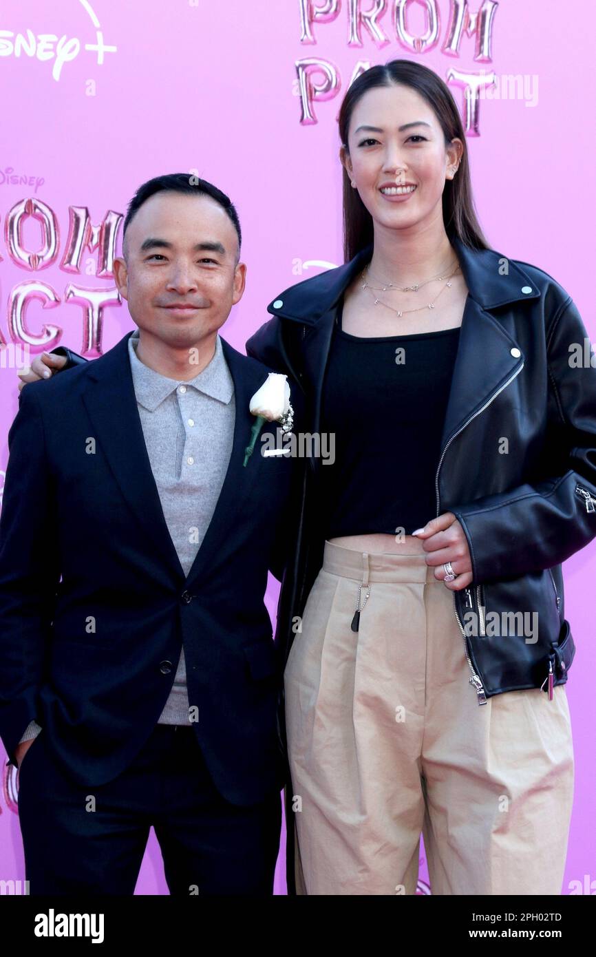 LOS ANGELES - MAR 24: Melvin Mar, Michelle Wie at Prom Pact Premiere ...
