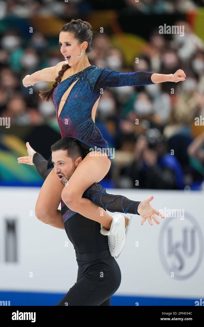 Saitama, Japan. 25th Mar, 2023. Lilah Fear (Top)/Lewis Gibson of ...