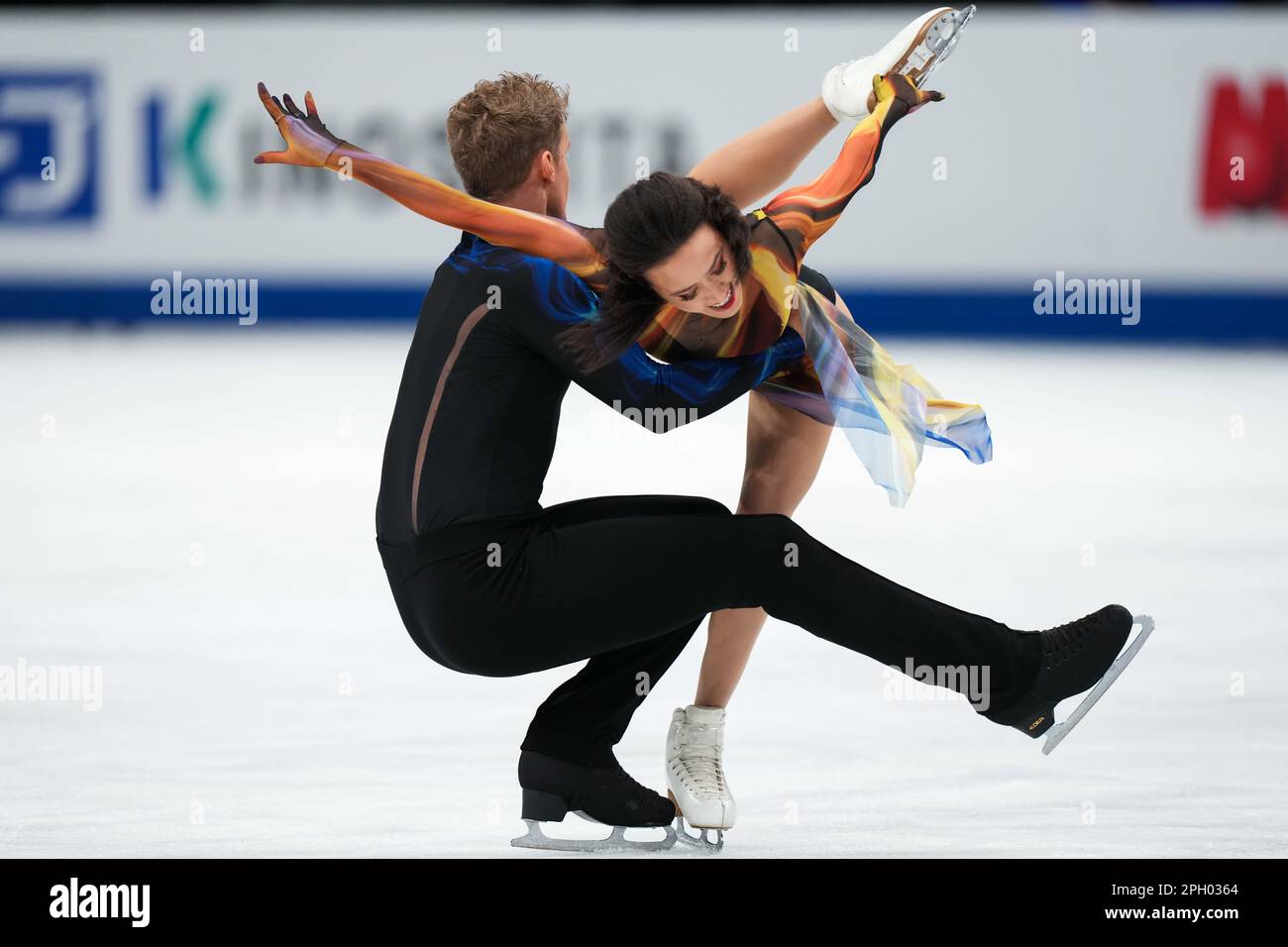 Saitama, Japan. 25th Mar, 2023. Madison Chock (R)/Evan Bates of the ...
