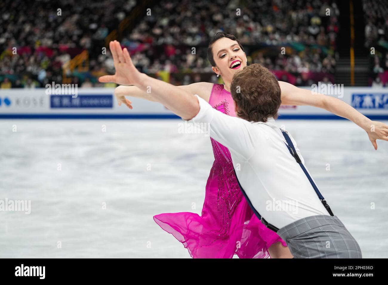 Saitama, Japan. 25th Mar, 2023. Caroline Green (back)/Michael Parsons ...